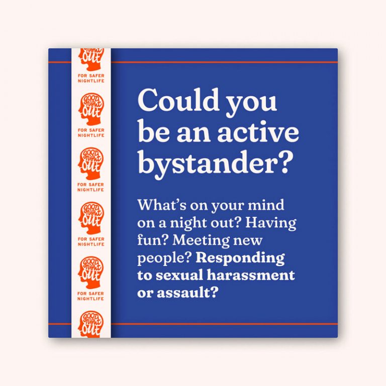 Bystander Booklet | Good Night Out Campaign